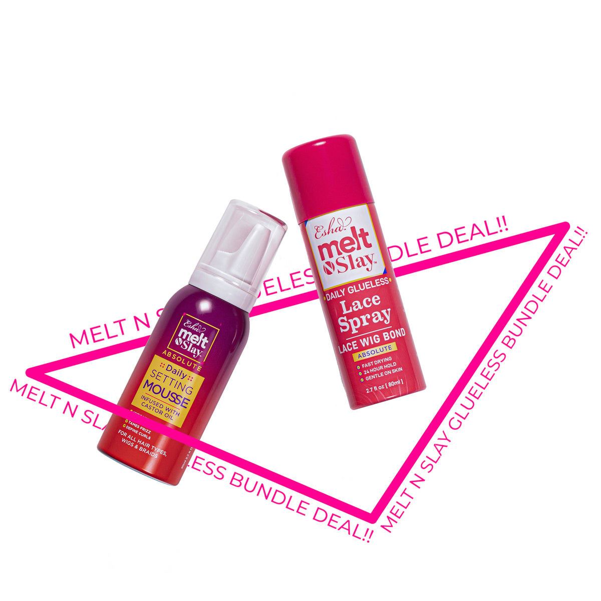 MELT N SLAY GLUELESS Bundle – Esha Girl