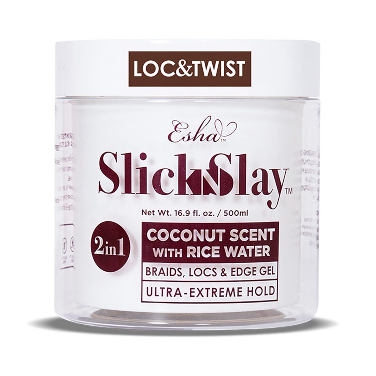 Slick N Slay 2-IN-1 Braid & Edge Gel - COCONUT & RICEWATER – Esha Girl